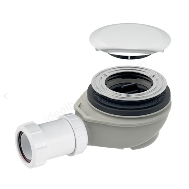 GEBERIT SHOWER TRAY TRAP AND WASTE CHROME C/W COVER 90MM PREV 150.679 ...