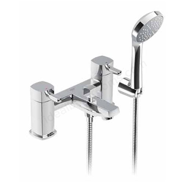 Mira React Bath Shower Mixer - Chrome | Ideal Bathrooms
