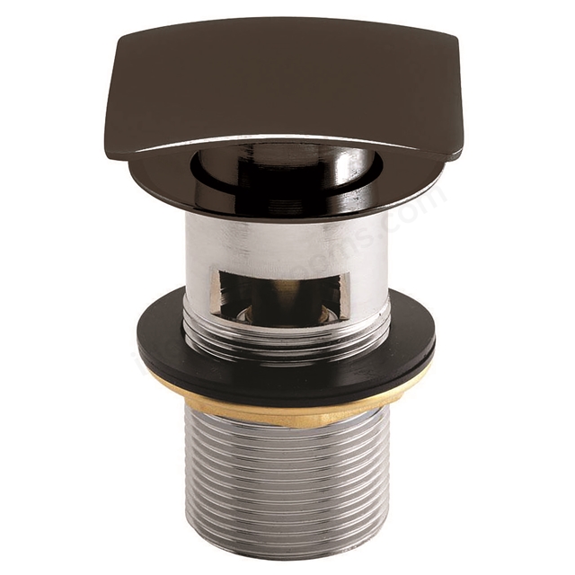 Scudo Round Dome Slotted Sprung Basin Waste - EASY CLEAN | Ideal Bathrooms