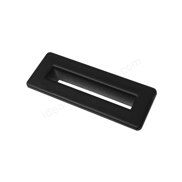 Scudo Rectangle Overflow Insert - Black | Ideal Bathrooms