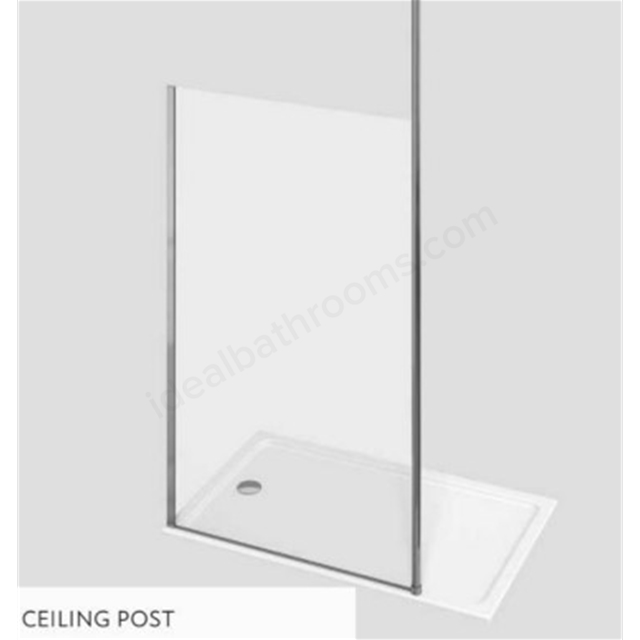 Scudo Ceiling Post Chrome | Ideal Bathrooms