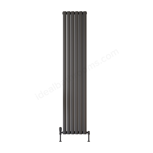 Scudo Apex Designer Radiator Double 1800mm x 354mm Anthracite | Ideal ...