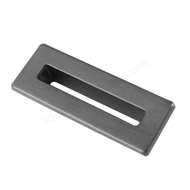 Scudo Gunmetal Rectangle Overflow Insert | Ideal Bathrooms