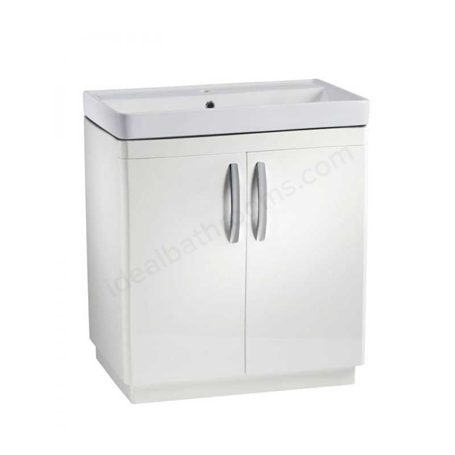 Tavistock Compass 600mm 2 Door Vanity Unit - White | Ideal Bathrooms