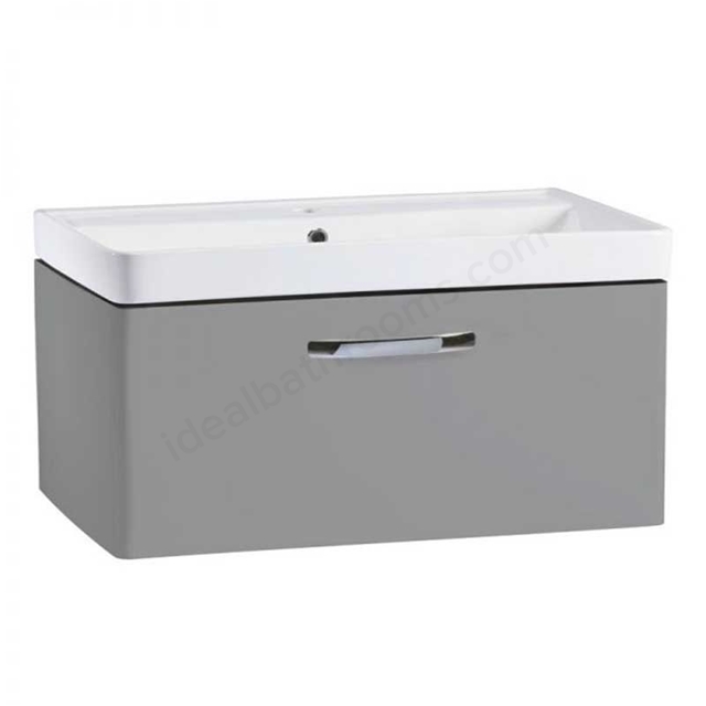 Tavistock Compass 600mm 2 Door Vanity Unit - Gloss Light Grey | Ideal ...