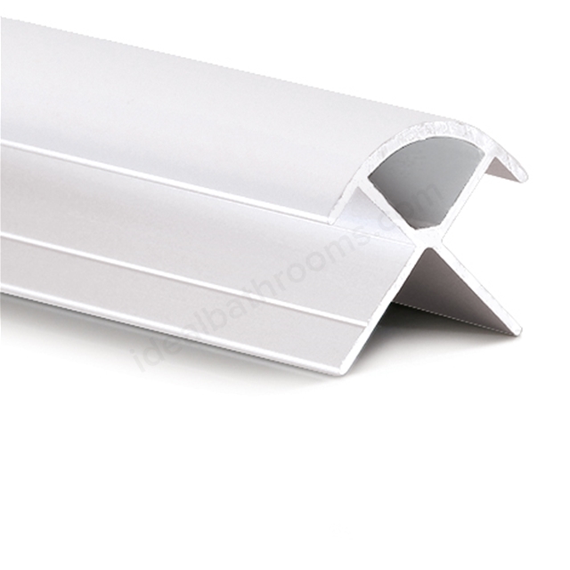 Neptune 2400mm x 32mm x 32mm Aluminium Trim for 10mm Panels - External Corner - White | Ideal ...