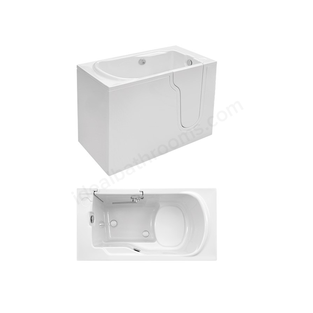 Bathe Easy by Trojan Freedom 1270mm x 660mm Right Hand Entry Bath w ...
