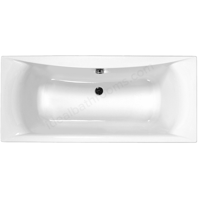 Carron Alpha 1700mm x 750mm Carronite Bath - White | Ideal Bathrooms