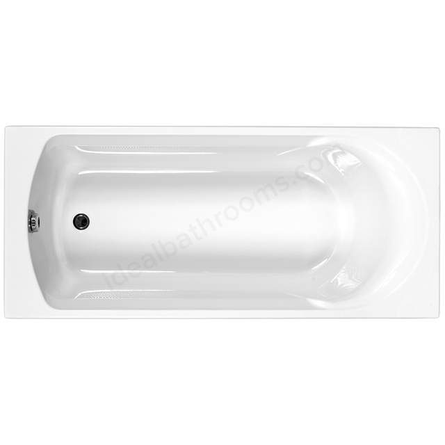 Carron Arc 1500 x 700mm Carronite Bath w/ Twin Grips - White | Ideal ...