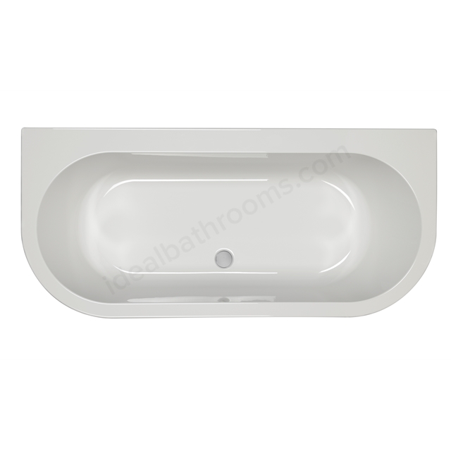 Carron Halcyon D 1750mm x 800mm Carronite Bath - White | Ideal Bathrooms