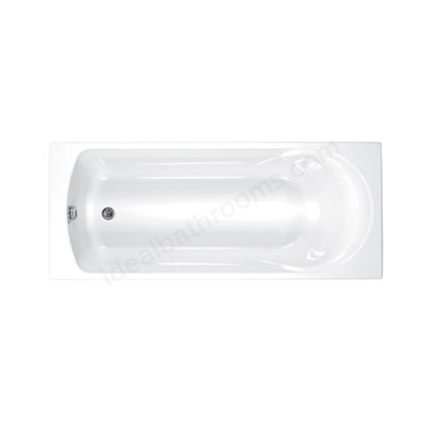 Carron Arc 1700 x 750mm Carronite Bath w/ Twin Grips - White | Ideal ...