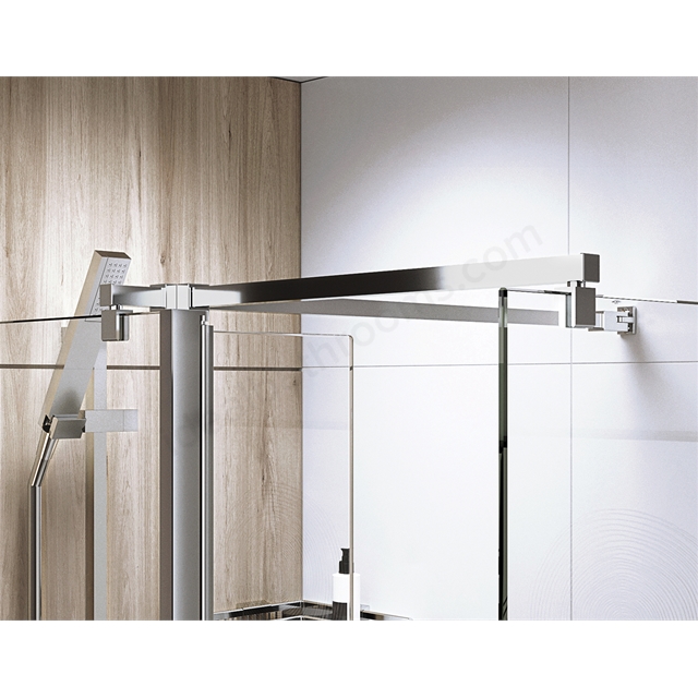 Roman Haven Square Side Panel Brace Kit - Brushed Brass | Ideal Bathrooms