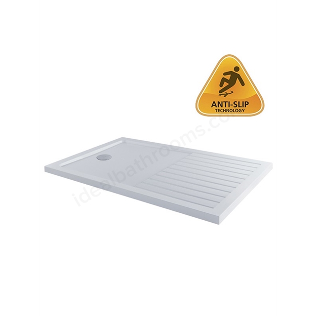 MX Trays 1700 x 700mm ABS Low Profile Bath Replacement Shower Tray w ...