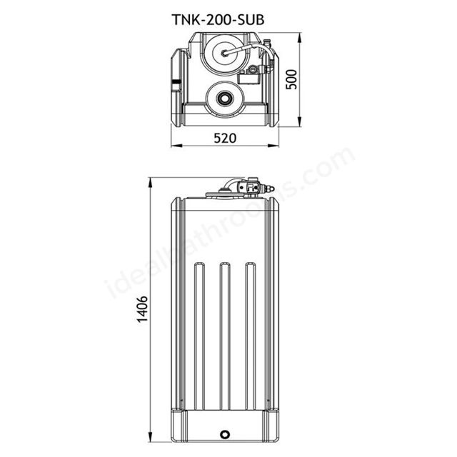 Salamander TankBoost 200L Mains Water Booster System | Ideal Bathrooms